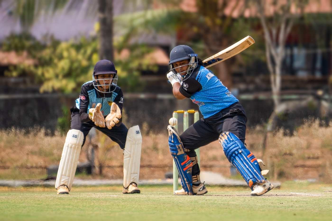 "Elegant Strokes: Celebrating Women's Cricket Batting Mastery"